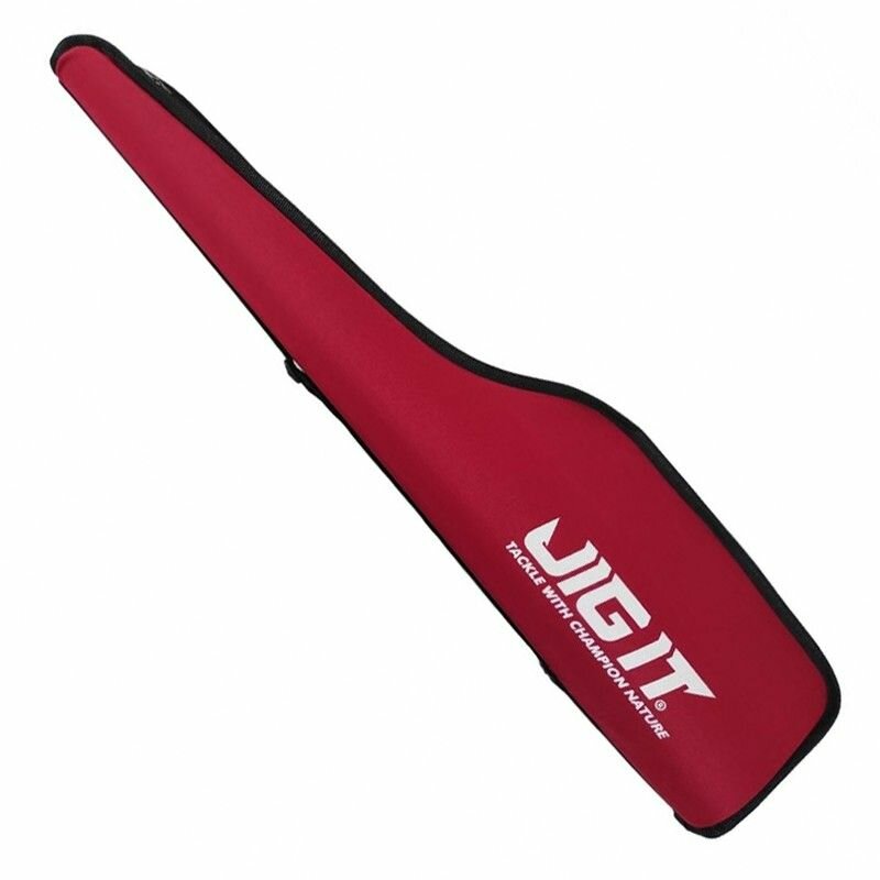 Чехол JIG IT полужесткий для зимних удилищ Red, l - 80 см