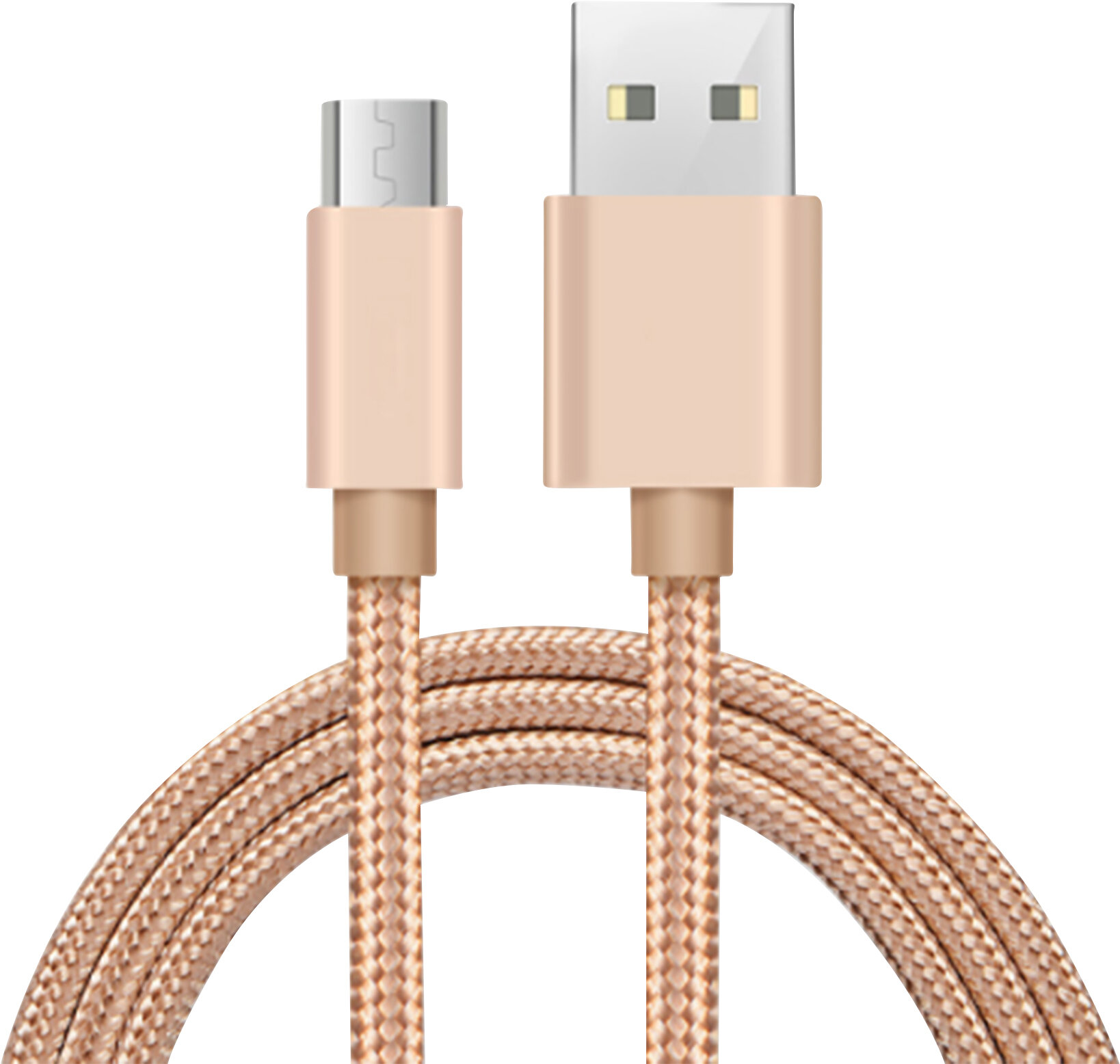 Кабель Energy ET-28 USB/MicroUSB, цвет - золотой