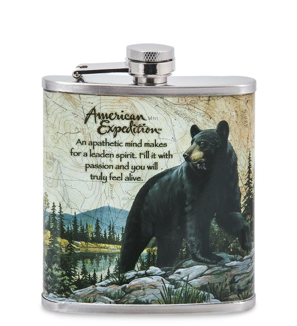 Фляжка "Медведь" 200 мл A2188159 разностор