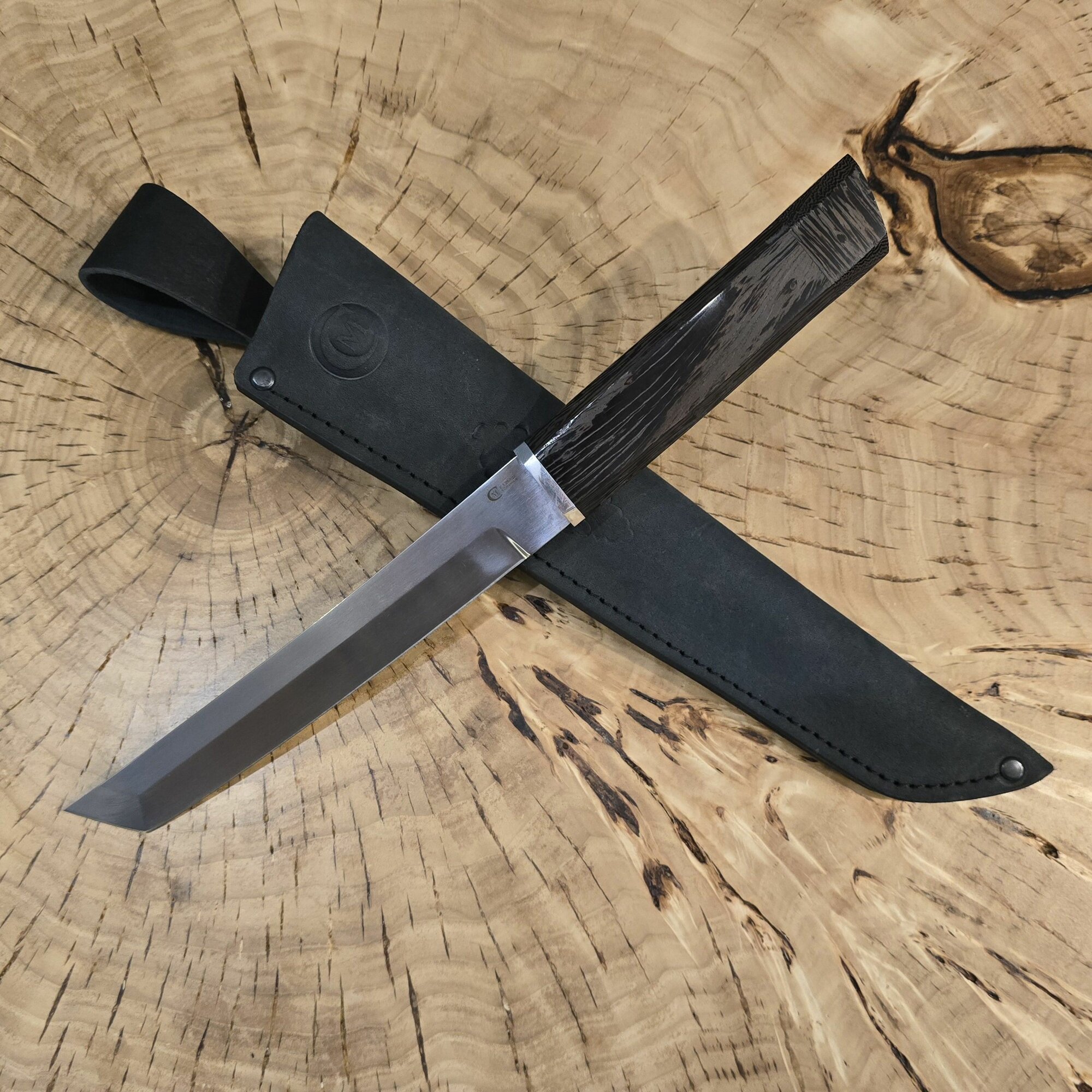 Нож Танто, сталь Х12МФ, рукоять венге, Мастерская Семина