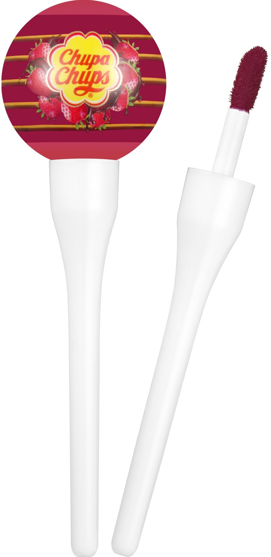 Жидкий тинт со стойким пигментом, 7 гр | Chupa Chups Lip Locker Strawberry & Choco