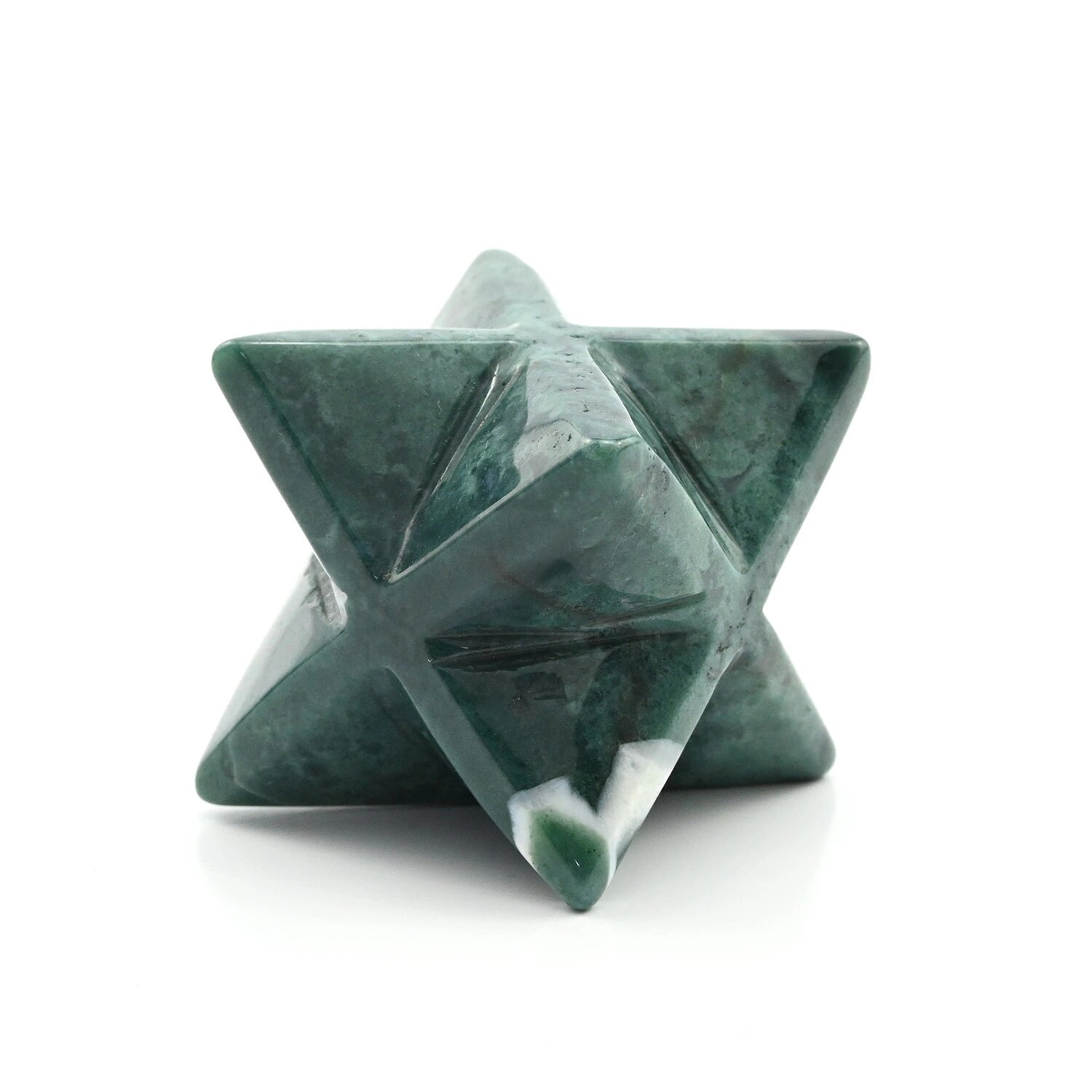 Меркаба из гелиотропа 40*30*50мм, (8-16). .