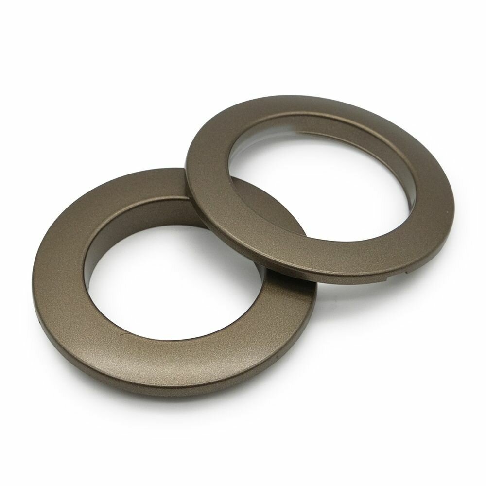 Люверсы для штор SmolTex круглый диаметр 35 мм с многоуровневым замком, 18 матовая темная латунь, 10 шт