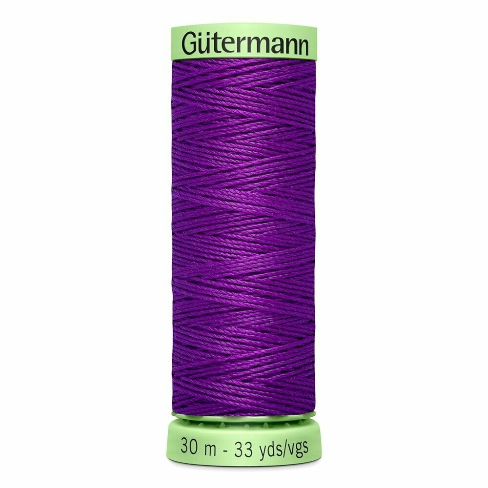 Декоративная нить Gutermann Top Stitch 30/30 м для отстрочки, 100% полиэстер, цвет 392 фиолетовый джинс, 5 шт (3)