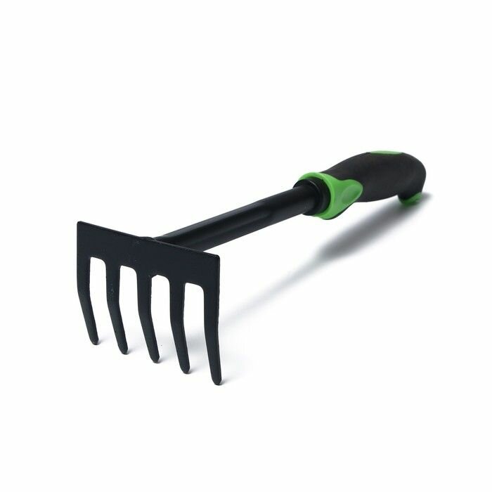 Грабли прямые Greengo 5 зубцов, длина 29 см, пластиковая ручка