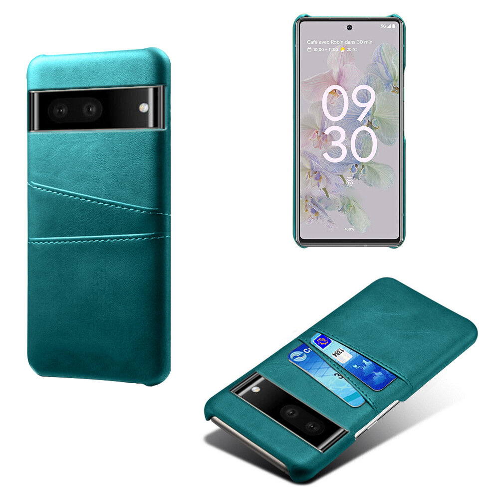 Чехол задняя накладка панель бампер MyPads «Buffalo scomparto» для Google Pixel 7A из импортной эко-кожи с отделениями для банковских карт мужской .