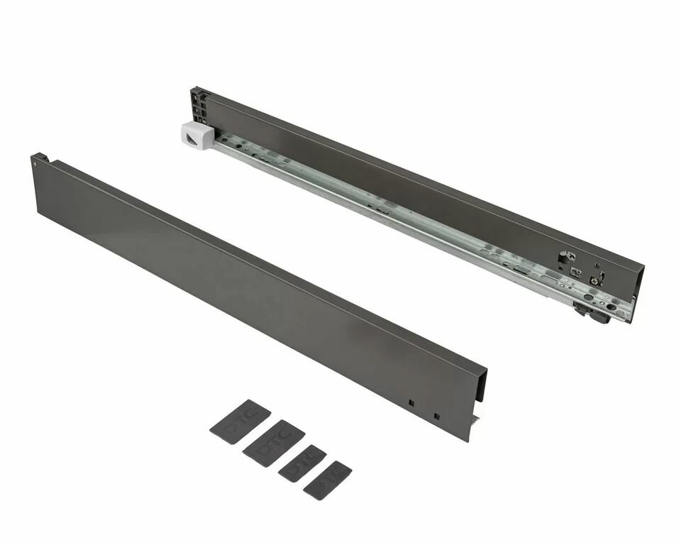 Комплект боковин ящика DTC Magic Pro, длина 500 мм, высота 62,5 мм, Антрацит, 5 шт