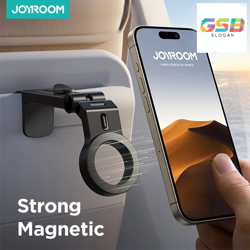 Магнитный держатель для телефона Joyroom. Гибкое вращающееся крепление для сиденья в автомобиле.
