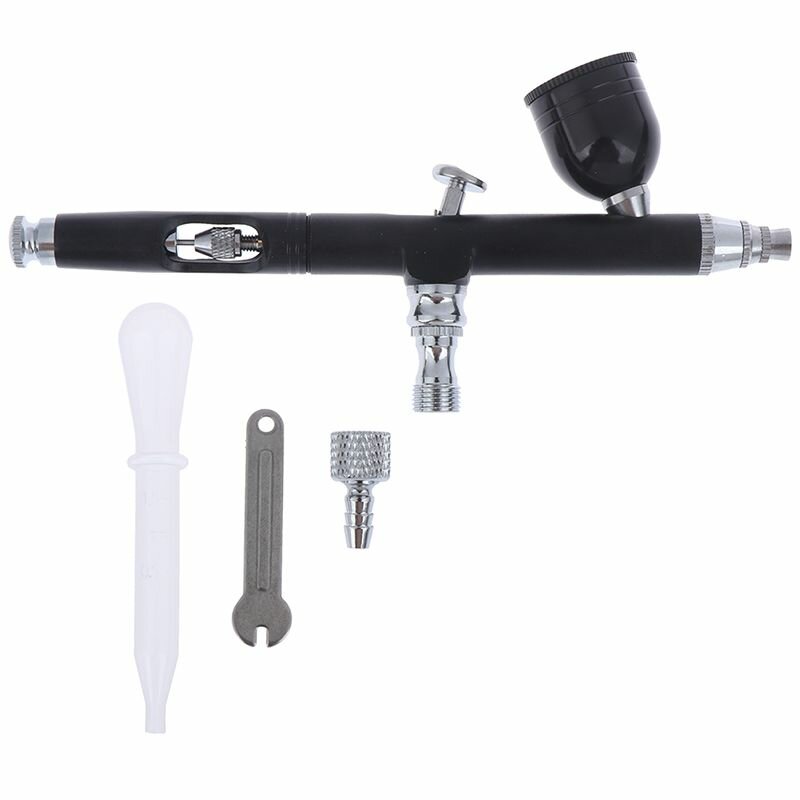 Самотечная подача двойного действия 0,3 мм Аэрограф-распылитель Nail Art Paint Tattoo Tool