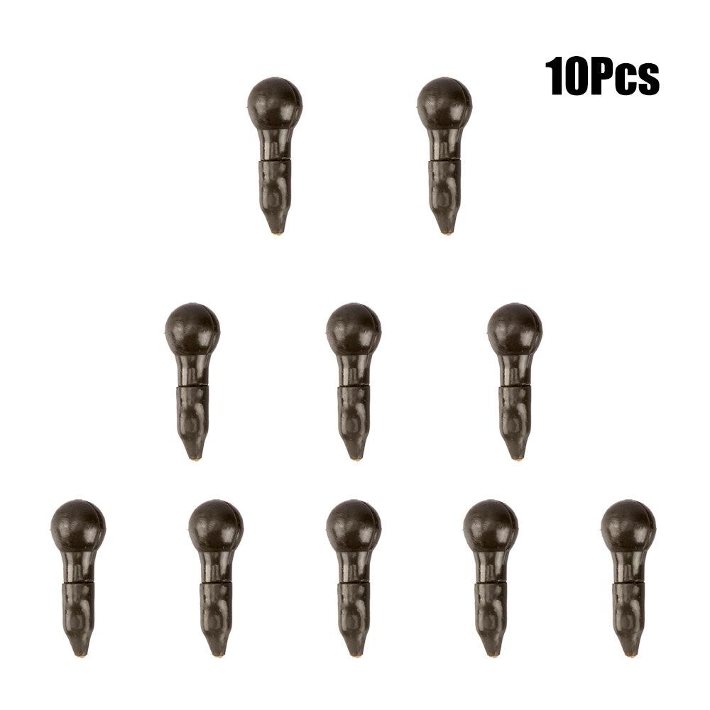 10Pcs / 20Pcs Проводки для рыбалки Быстрые сменные бусины Держатели лески Принадлежности для ловли карпа Размер 1.8см Вес 2.9г Материал PP + PVC