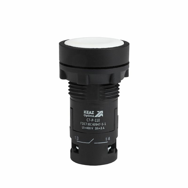 Кнопка OptiSignal Compact D22 С7-P-110 бел. 1НО XB7NA11 КЭАЗ 362030