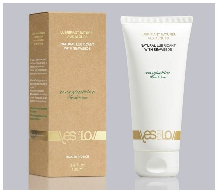 Органический лубрикант из морских водорослей Natural Lubricant with Seaweeds - 100 мл.