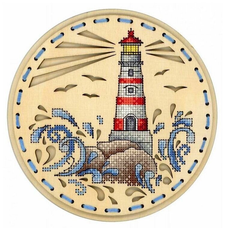 Набор для вышивания Щепка "Дыхание океана", 18x18 см