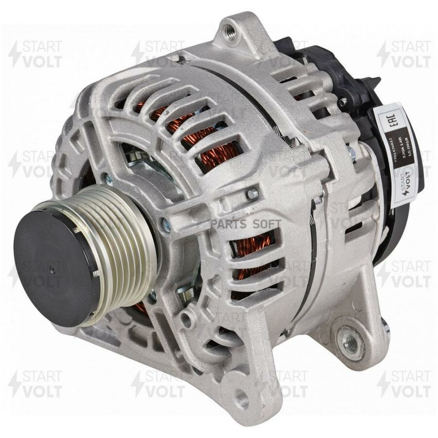 STARTVOLT LG 0918 Генератор Renault Logan (07-)/Duster (11-) 1.6i 120A