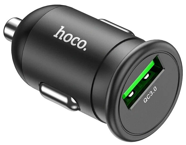 Автомобильное зарядное устройство USB HOCO Z43, черный