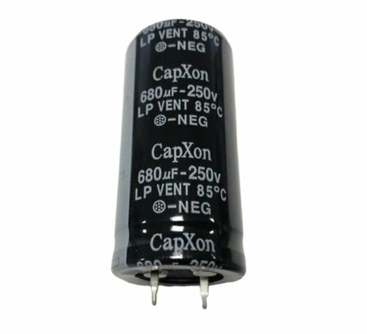 Электролитический конденсатор CapXon 250v 680uF LP vent 85C жесткие выводы