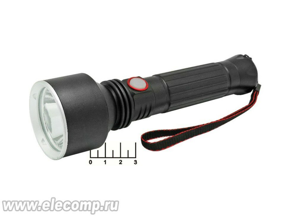 Фонарь 1*18650 1 светодиод аккумуляторный Camelion E163 3 режима