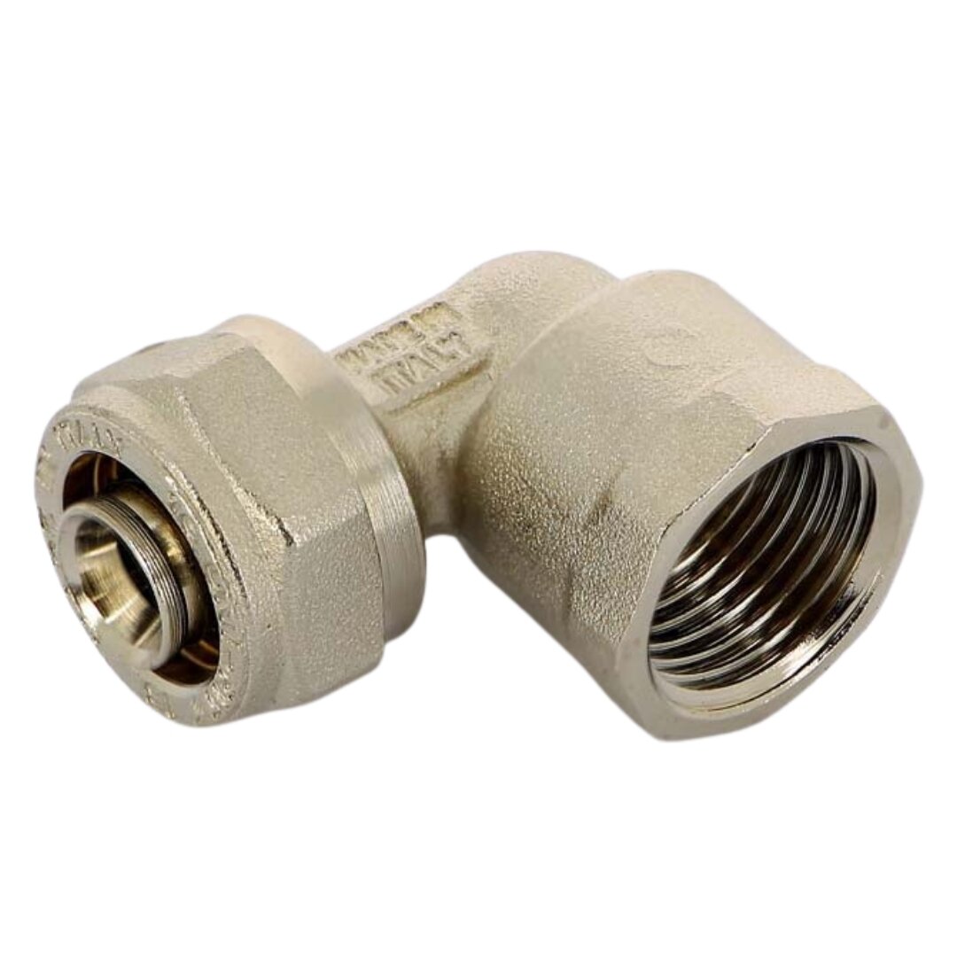 Угол обжимной ВР 16 х 1/2" 90° UNI-FITT для м/п труб