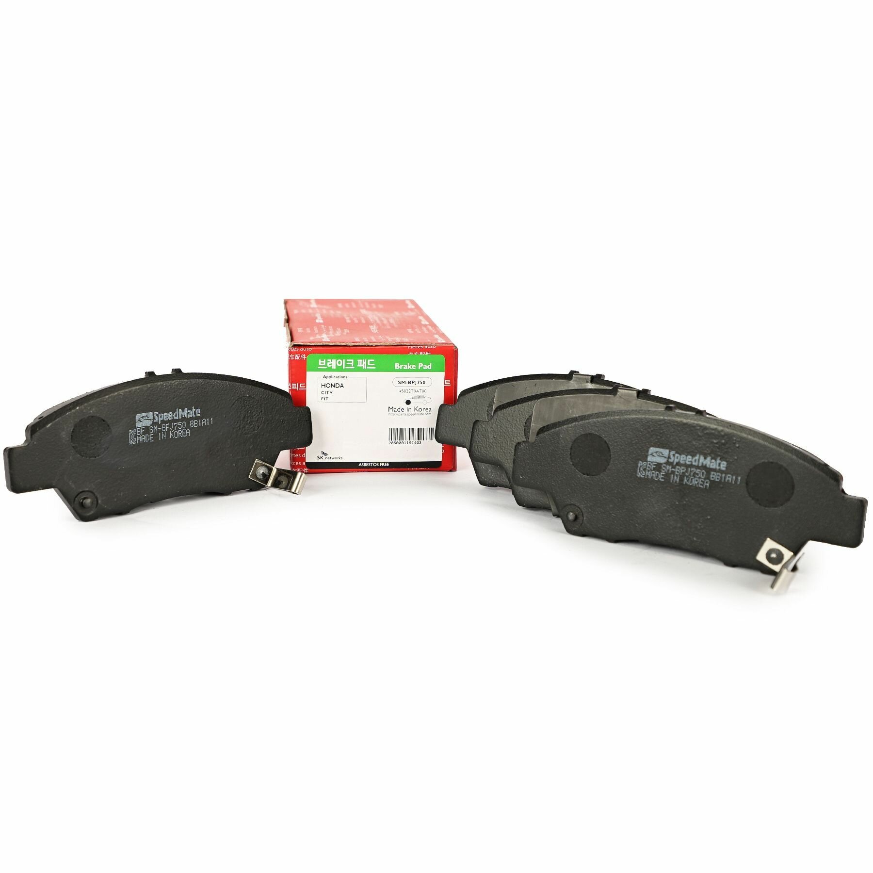 Колодки Тормозные Honda Jazz (Iii, Iv), Civic Viii (Fd, Fa) (SPEEDMATE SM-BPJ750)