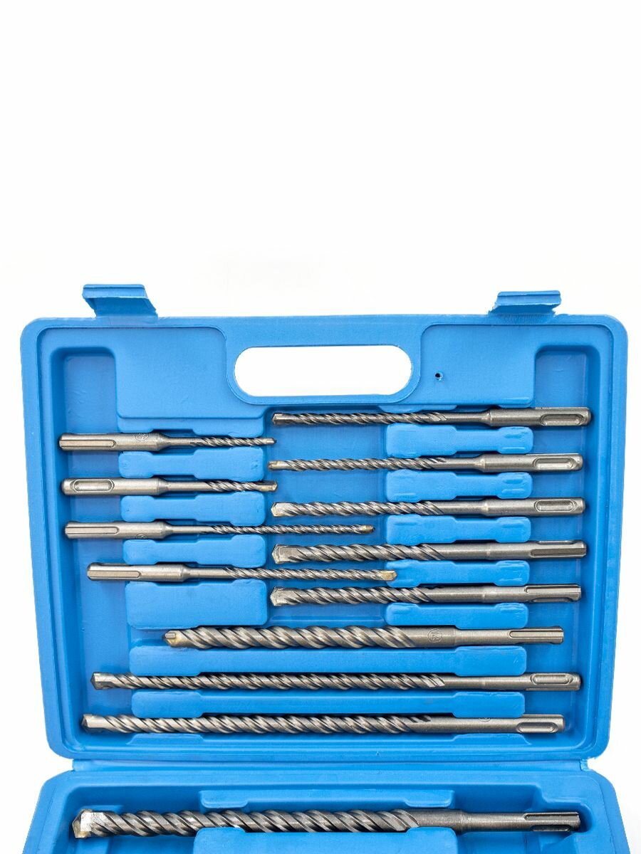 Набор сверл и зубил NEW EPOCH, для перфоратора, SDS-plus, 17 шт