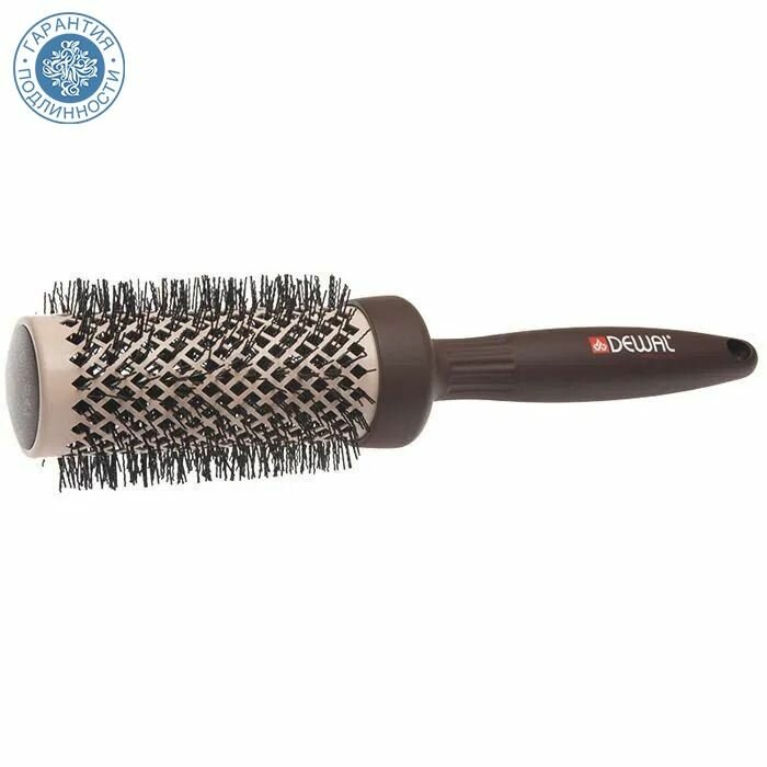 Термобрашинг DEWAL серия "MOKKA", керамическое покрытие+антистатик, с волнистой щетиной d43х60мм BRM43