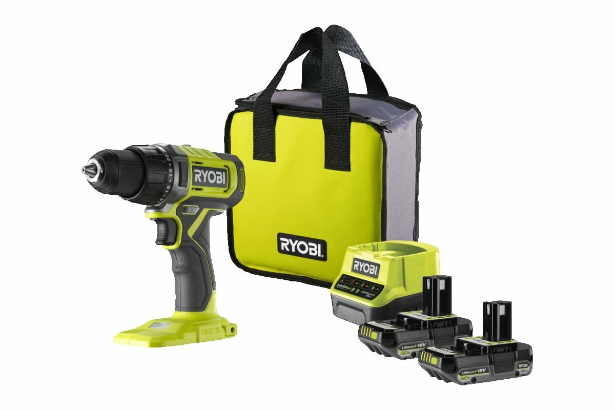 Ryobi 18В Дрель-шуруповерт RDD18-2C20S 5133005520