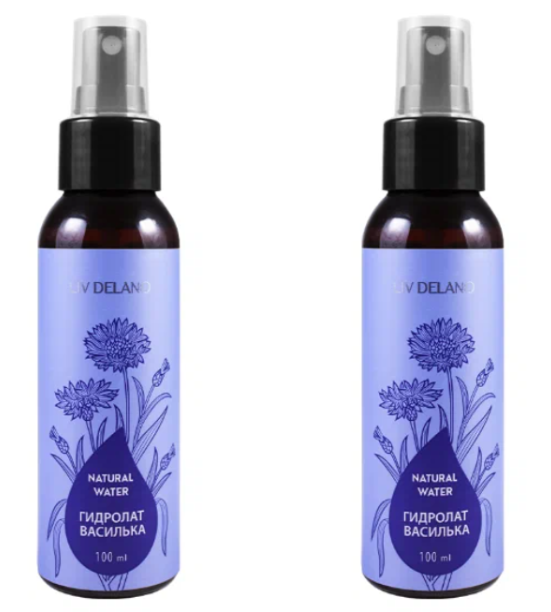 Гидролат василька Liv Delano Natural Water, 100 мл, 2 шт