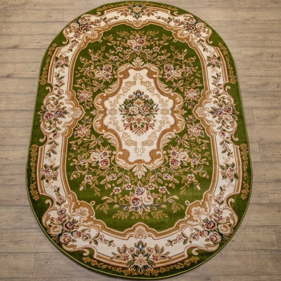 Ковры дизайн 20606 цвет 22111 Акварель овал (2 х 4 м)