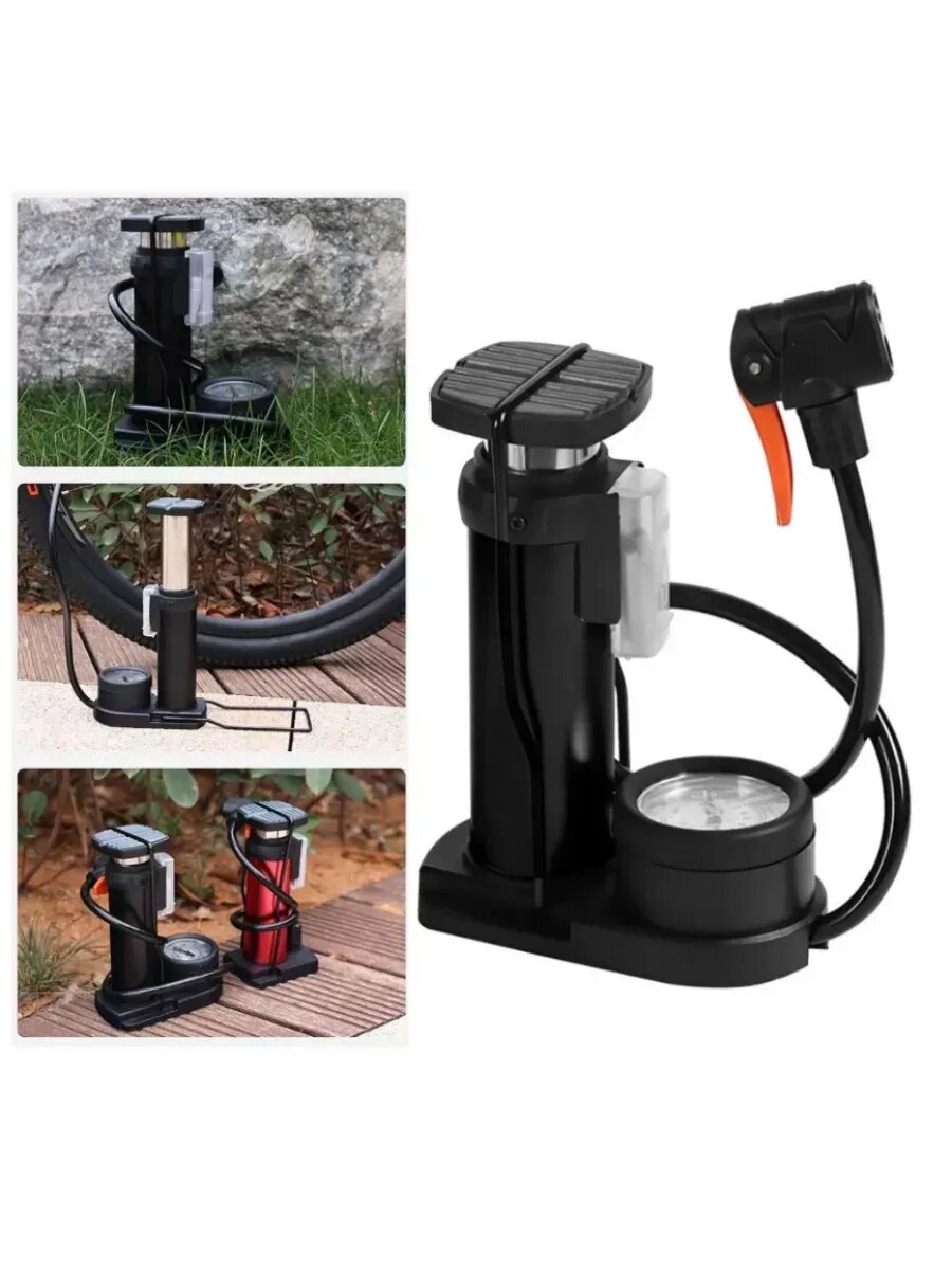 Велосипедный насос с манометром