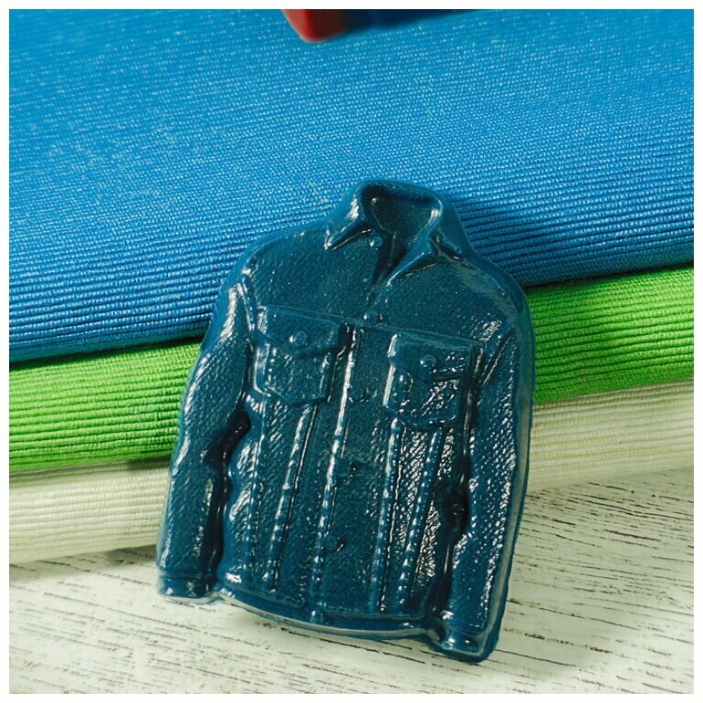 Пластиковая форма "Джинсовка" / форма для мыла