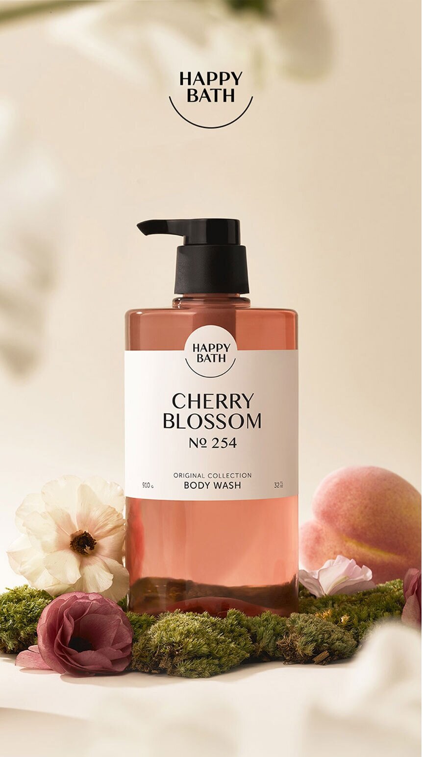 Гель для душа с ароматом вишни Happy Bath Original Collection Body Wash Cherry Blossom (910 гр)