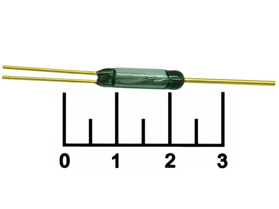 Геркон 4.05*18мм 3pin 1A/125V МКС-17103