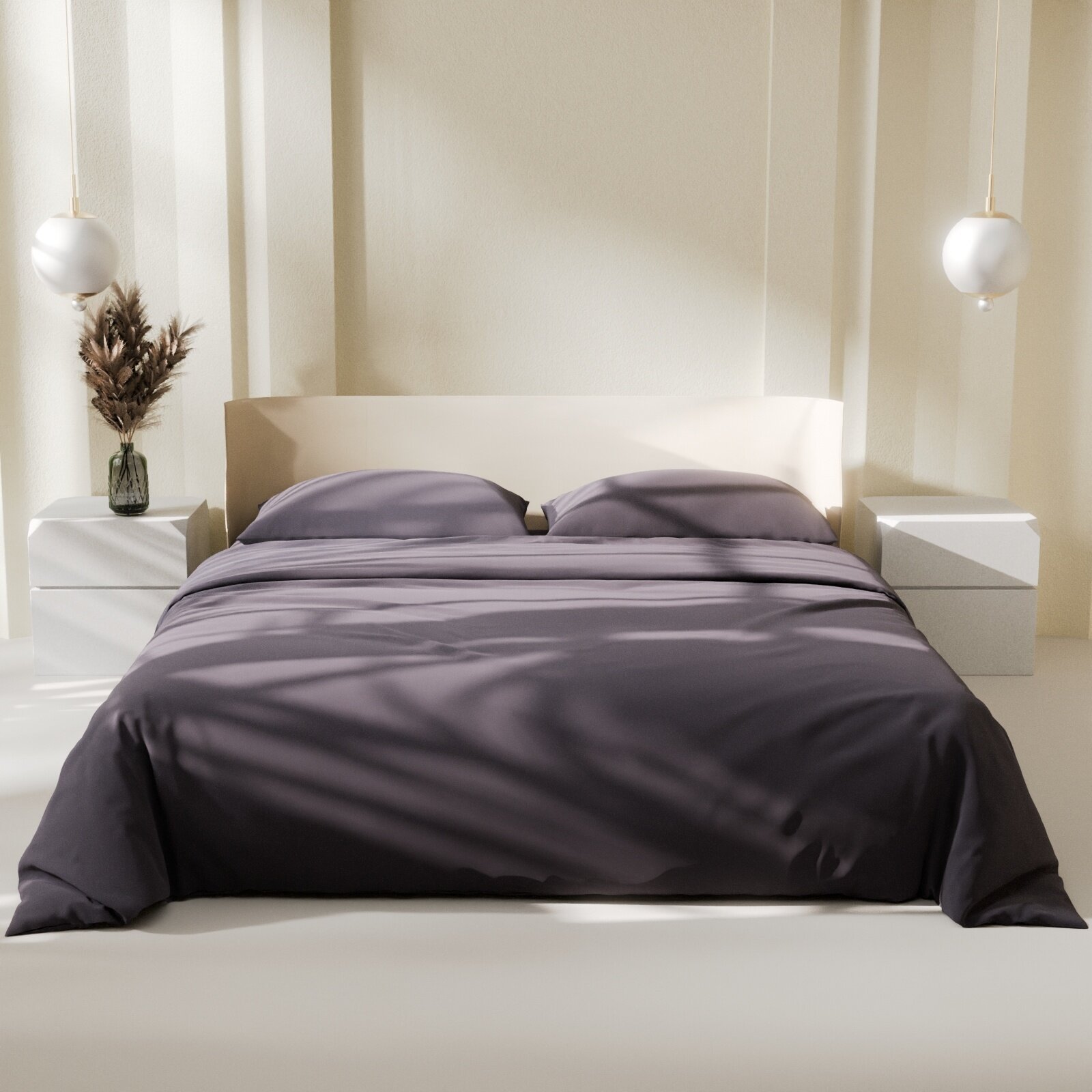 Постельное белье LoveLife 2 сп Moonlight night 180x215 см, 200x225 см, 50x70+-3 см-2 шт, микрофибра 85 гр