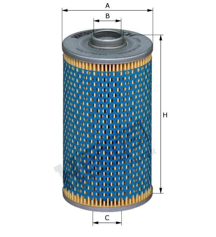Фильтр масляный Hengst E200H D22 (H 943/7 x)