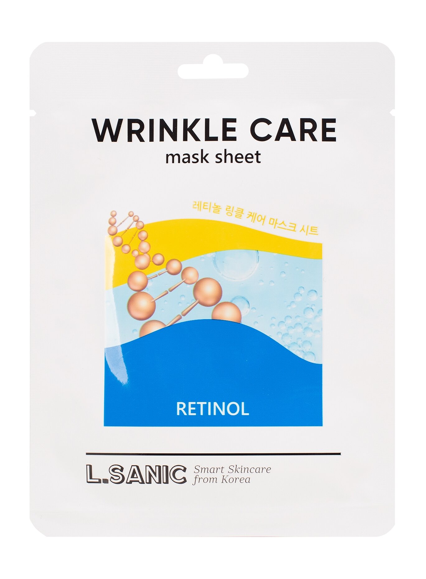 L.SANIC Маска тканевая с ретинолом омолаживающая, 25 мл
