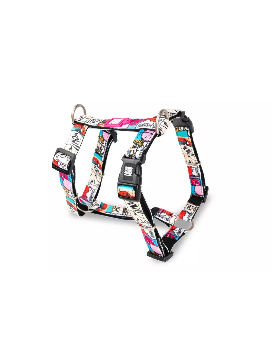 Шлейка Н-образная для собак , XS, Миссис Пин-Ап, MAX&MOLLY