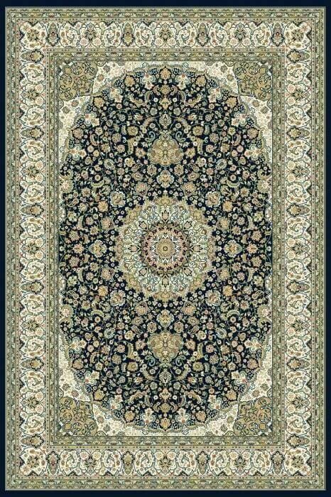 Ковер на пол в гостиную в спальню 95х140 см восточный классический ворс 3 мм с бахромой 227500 KoverVDom