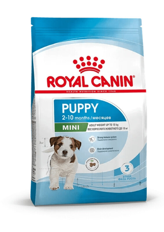 Royal Canin Для щенков малых пород: 2-10 мес. (Mini Puppy), 800г 0.8 кг