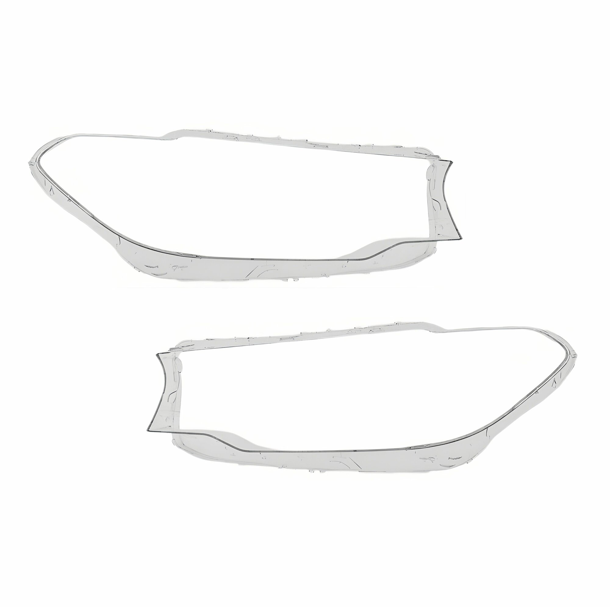 Стекла фар для BMW G30 G31 дорест. 2017-2020 (Комплект 2шт), стекла фар Бмв G30