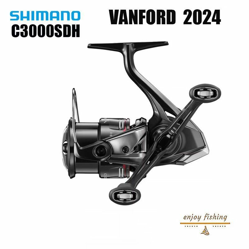 Катушка Shimano Vanford C3000SDH 2024 двойная ручка, ультралёгкая спиннинговая катушка, плавный ход, передаточное число 5.3:1