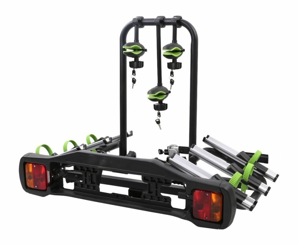 Велоплатформа WellTour-3 на фаркоп, для 3-х велосипедов