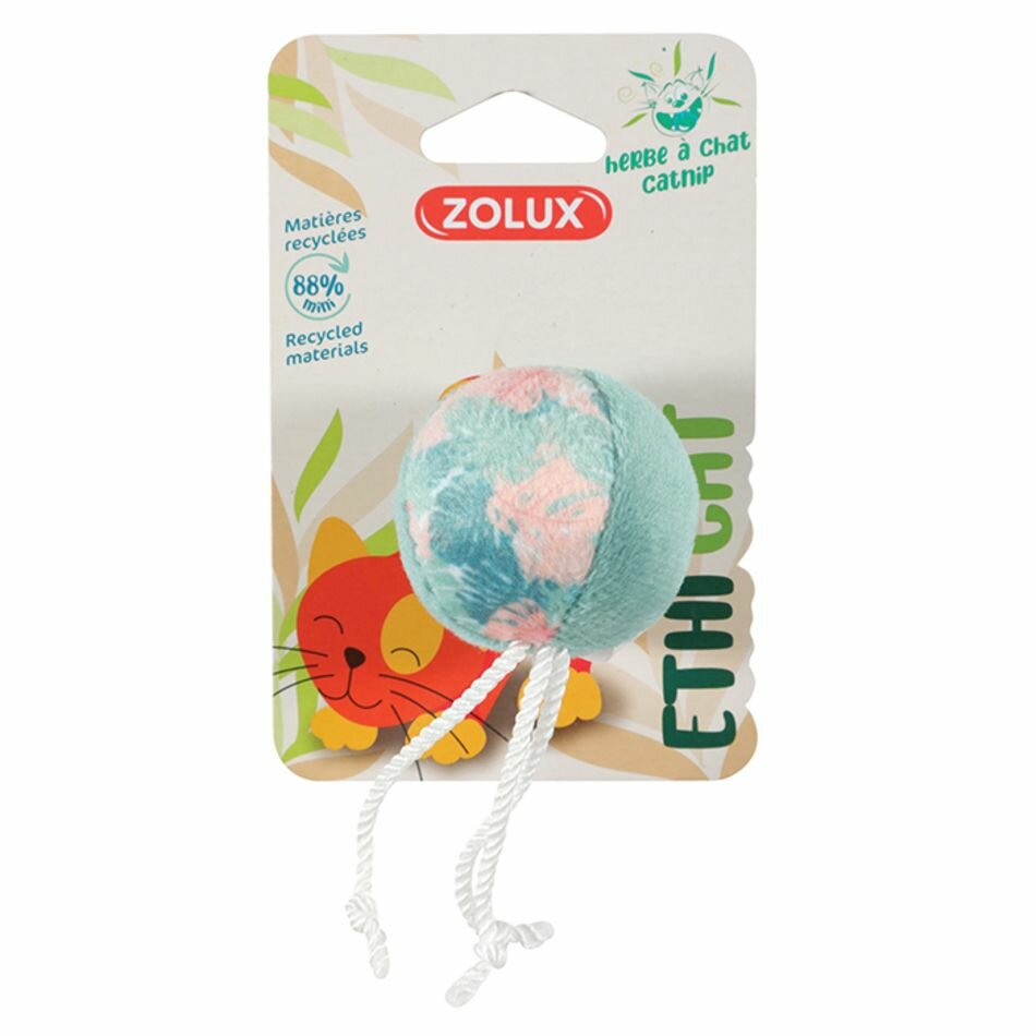 ZOLUX Игрушка-мяч для кошек с кошачьей мятой, 9 см, 580740