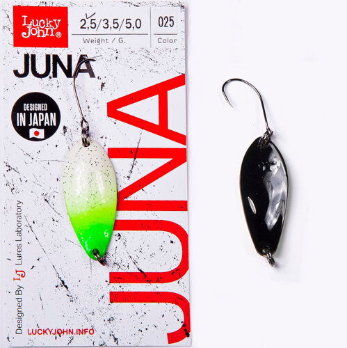 Блесна колеблющаяся Lucky John Juna длина 39мм/5,0 г 025