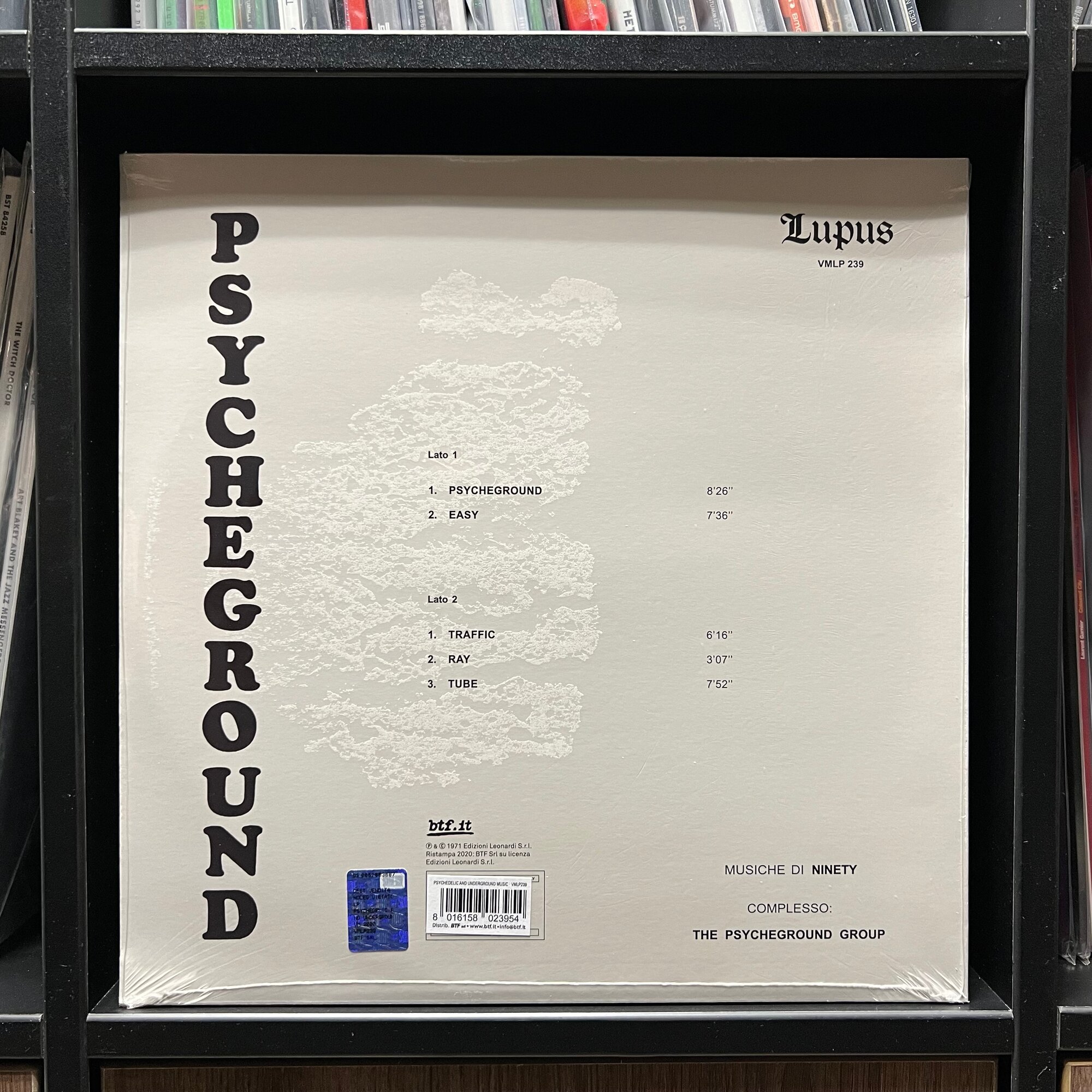 Виниловая пластинка PSYCHEGROUND - Psychedelic & Underground Music (still sealed, limited 180 gram transparent yellow vinyl LP) LP Винил — фото 1