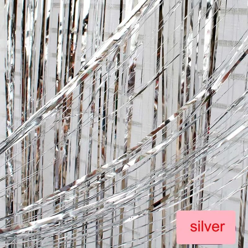 Фоновое полотно для фотосессии "Золотая фольга", 3 метра Серебряный, серебристый