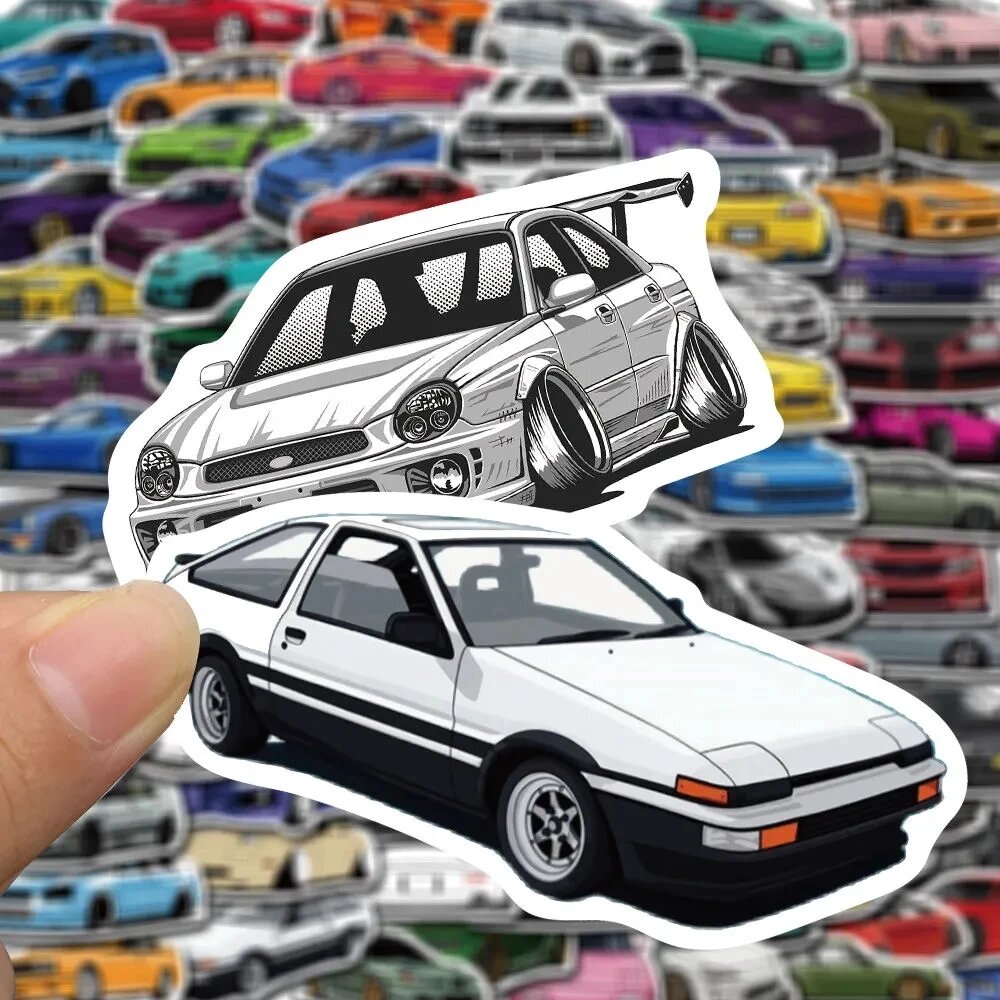 Наклейки Rspctou JDM, 100PCS