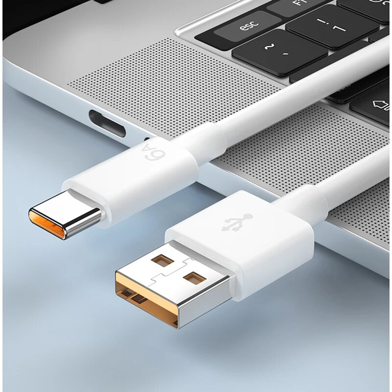 Оригинальный зарядный кабель для Huawei Mate X5 X3 X2 60 50 40 Pro 6A, суперзарядный кабель 66 200cm