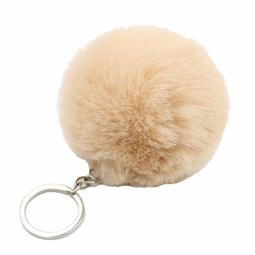 3-дюймовый плюшевый брелок с искусственными помпонами, подвеска для ключей женщин и девочек, ювелирная сумка, доступ
