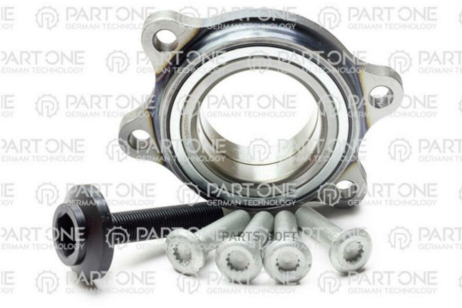Ступица колеса front, AUDI A4 08>, A5 07>, A6 11>-, Q5 07>, 61/62x102x40.5, with ABS PART-ONE 1BK055H | цена за 1 шт