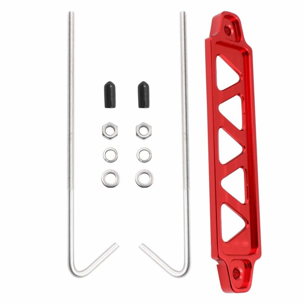 Кронштейн для крепления аккумулятора с комплектом винтов-красный